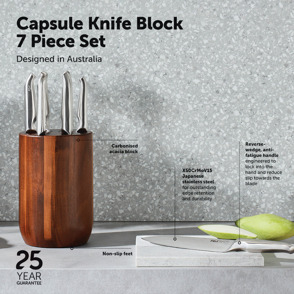 Capsule Knife Block Set 7 Piece – Furi