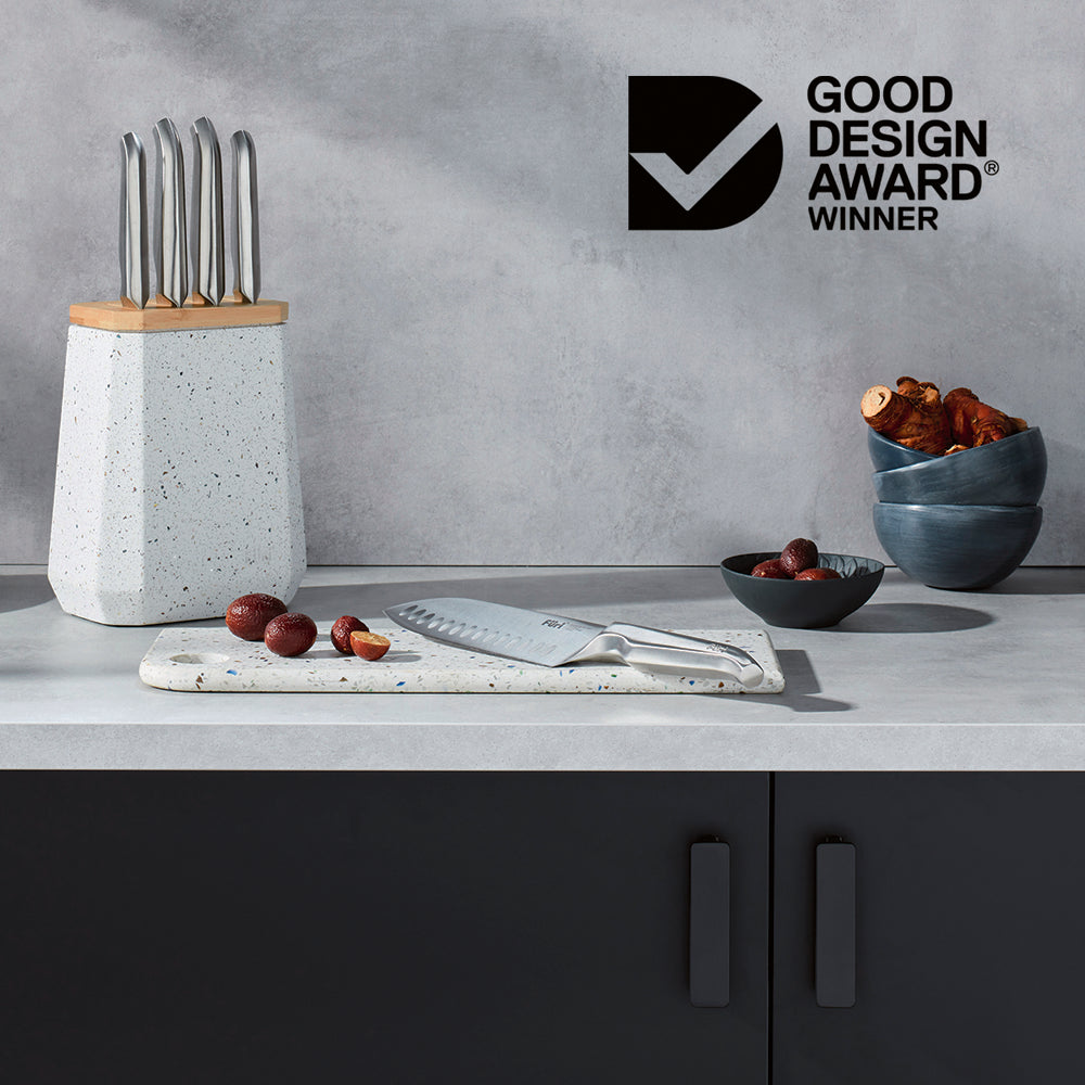 Stone Knife Block Set Azure Terazzo 5 piece – Furi